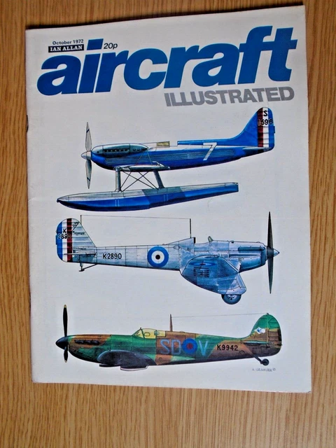 AIRCRAFT ILLUSTRATED MAGAZINE October 1972 £2.75 - PicClick UK