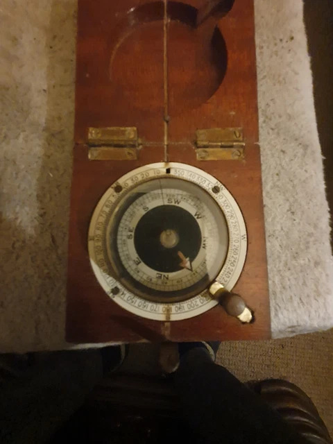 ANTIQUE WW1 MILITARY Compass - J Wardale & Co London - Dated 1918 £85. ...