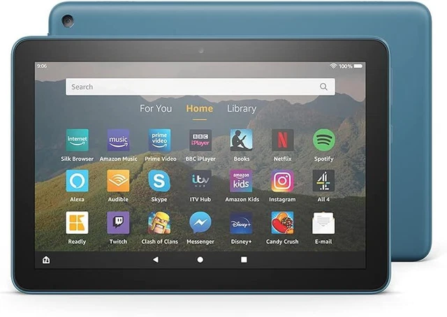 AMAZON FIRE HD 8 10th Gen 8" Tablet WiFi Alexa 32GB Ads - Twilight Blue ...