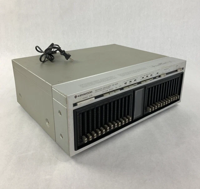 VINTAGE KENWOOD GE-1000 Graphic Equalizer with Time Delay $541.16 ...