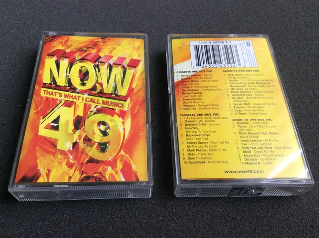 NOW THATS WHAT I Call Music 49 Double Cassette Tapes. Original Now 49 ...