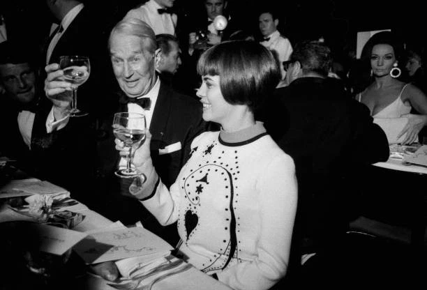 MAURICE CHEVALIER CELEBRATED his 80th birthday with singer Mireill- Old ...