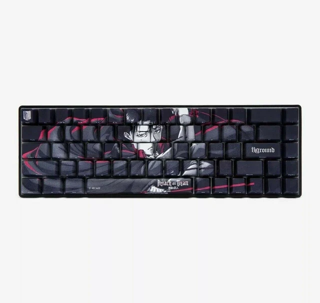 ATTACK ON TITAN x Higround Levi Keyboard CONFIRMED ORDER EUR 344,95 ...