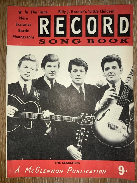 RARE VINTAGE RECORD SONG BOOK Magazine - March 1964- The Searchers ...