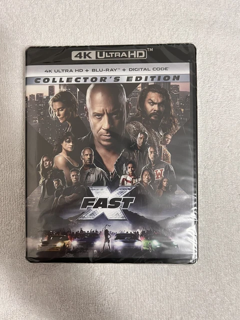 FAST X (4K UHD + Blu-Ray + Digital Code) Collector’s Edition. Brand New ...
