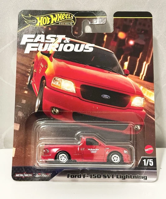 HOT WHEELS PREMIUM Ford F-150 SVT Lightning Fast & Furious $20.00 ...