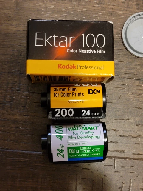 KODAK EKTAR PRO 100 + Kodacolor 200 + Fujicolor 400 Negative film lot ...