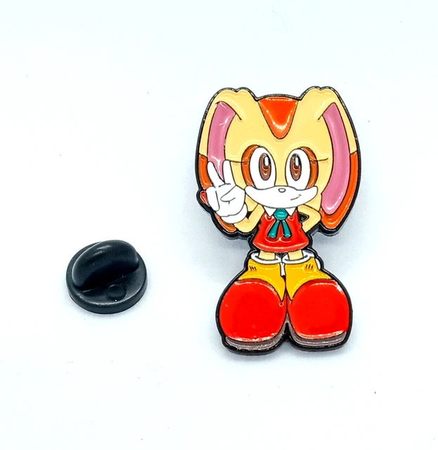 CREAM THE RABBIT PIN Sonic The Hedgehog Sega Video Game Enamel Lapel ...