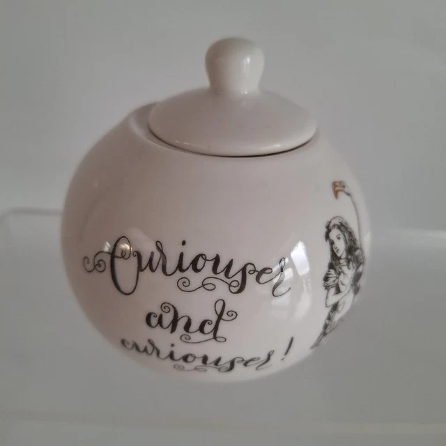 V&A ALICE IN Wonderland Milk Jug Sugar Bowl Set - Boxed - Good ...