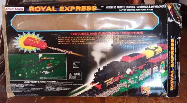 MASTER RAILWAY - Royal Express Full Train Set - * Zug braucht ...