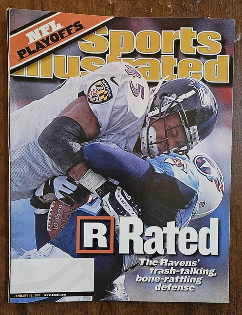 SPORTS ILLUSTRATED JANUARY 15, 2001 Baltimore Ravens Corey Harris - No ...