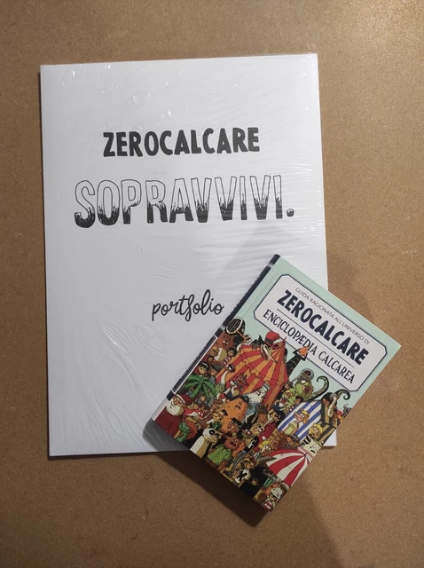 PORTFOLIO SOPRAVVIVI ZEROCALCARE ENCICLOPEDIA CALCAREA VARIANT LUCCA COMICS 2023 EUR 119,00 ...