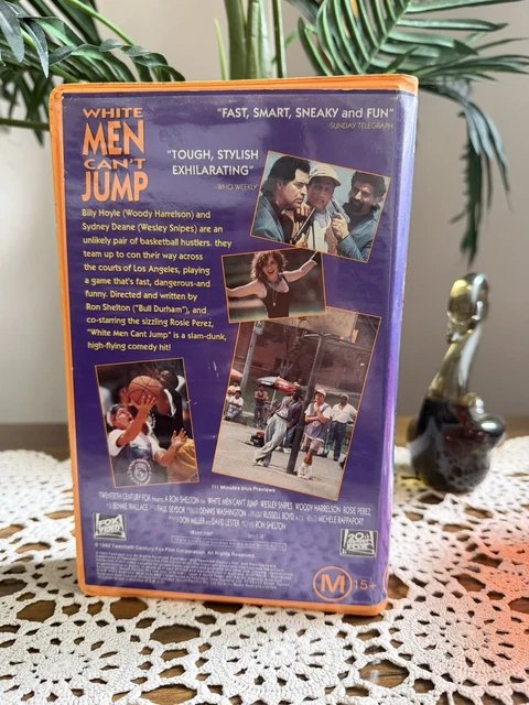 WHITE MEN CAN’T Jump VHS Tape Ex Rental 1992 Orange Clam Shell Wesley ...