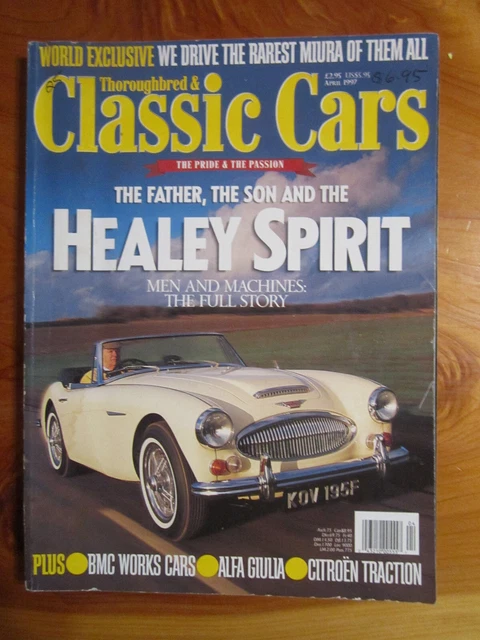 MAGAZINE THOROUGHBRED & Classic Cars April 1997 Issue 283 * Must See £1 ...
