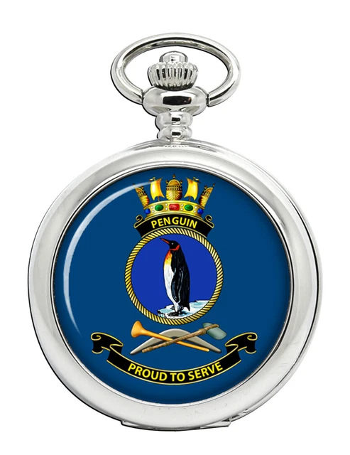 HMAS PENGUIN ROYAL Australian Navy Pocket Watch £24.99 - PicClick UK