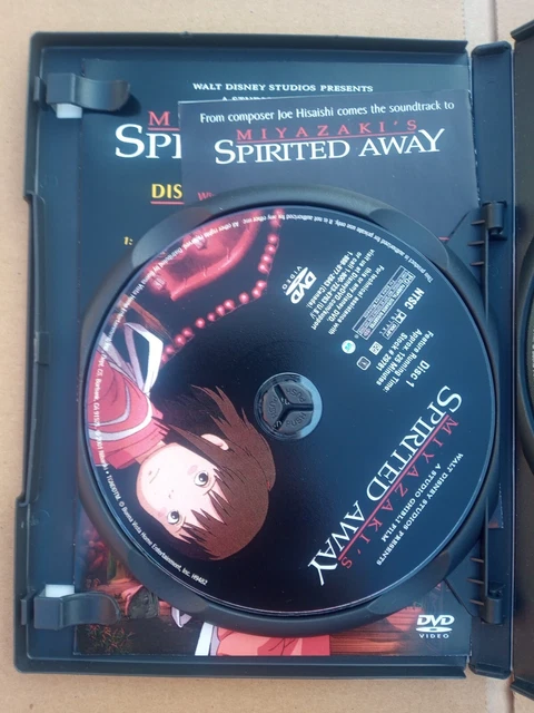 SPIRITED AWAY DVD 2001 Japanese Studio Ghibli Animated Region 1 NTSC 2 Discs EUR 5,85 - PicClick IT