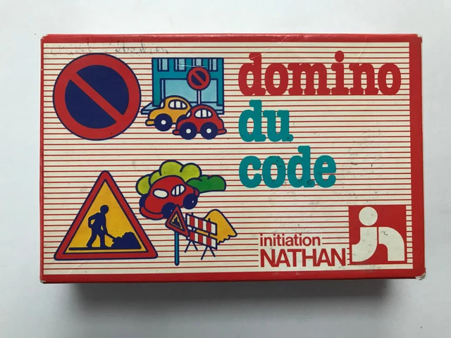 JEU DOMINO DU Code - Nathan - 1979 - COMPLET EUR 8,00 - PicClick FR