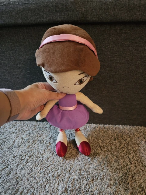 DISNEY LITTLE EINSTEINS June Plush Doll Toy Purple Dress Beanie Bottom ...