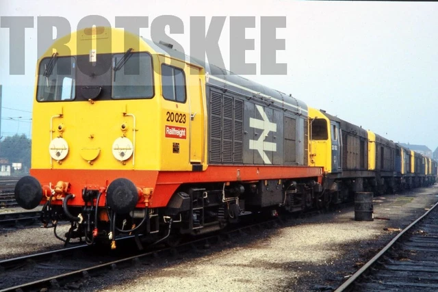 35MM SLIDE BR British Rail Diesel Loco 20023 Class 20 Wigan Springs ...