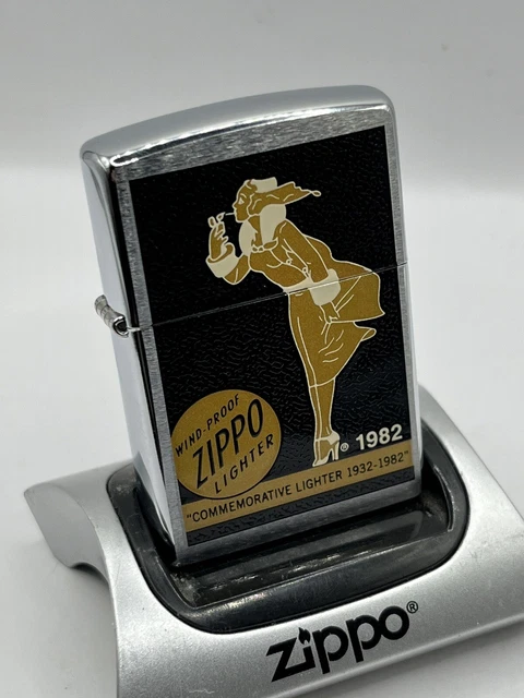 2000 ZIPPO WINDY 1932 To 1982 Box Top COMMEMORATIVE Unfired No Box $99. ...