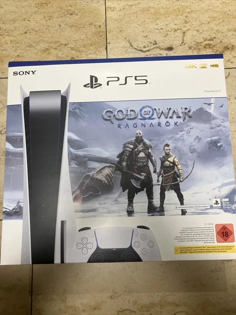 SONY PS5 BLU-RAY Edition God of War Ragnarök-Paket 825GB Spielekonsole Weiß OPV EUR 428,00 ...