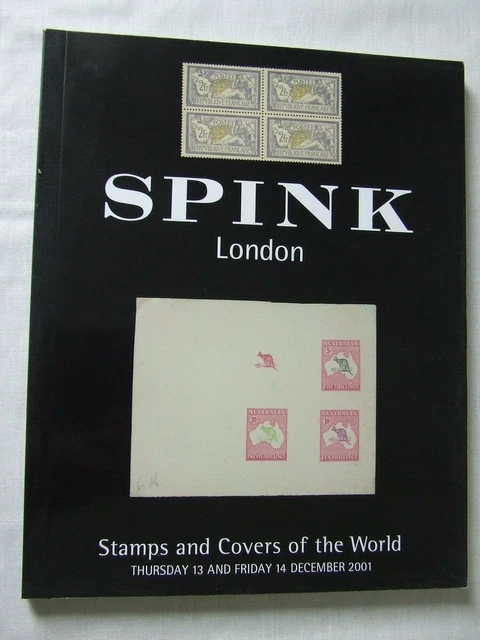 SPINK STAMP AUCTION Catalogue -Stamps & Covers Of The World- Dec 2001 ...