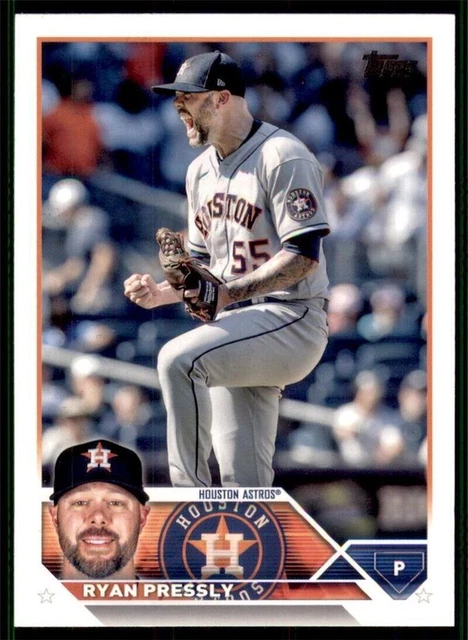 CARTA DA BASEBALL 2023 Ryan Pressly Houston Astros Topps # 228 EUR 2,18 ...