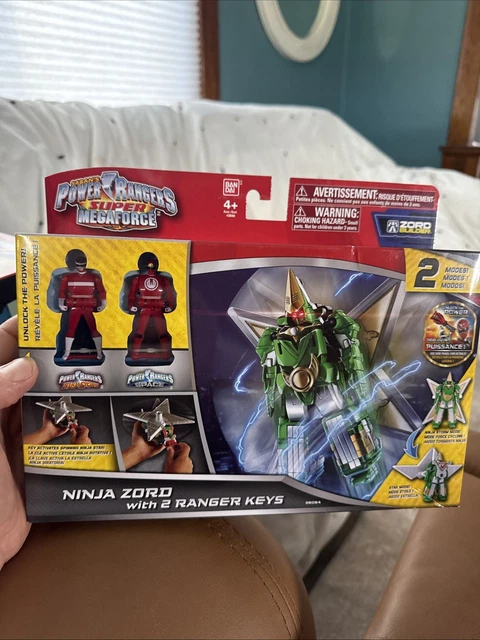 🌠POWER RANGERS SUPER Megaforce Ninja Zord with 2 Ranger Keys🎆 $141.36 ...