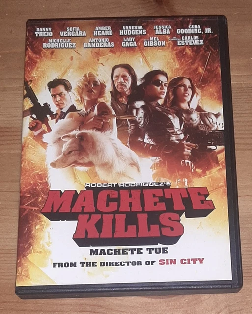 MACHETE KILLS (DVD, 2013) Bilingual / Danny Trejo, Lady Gaga / Robert ...