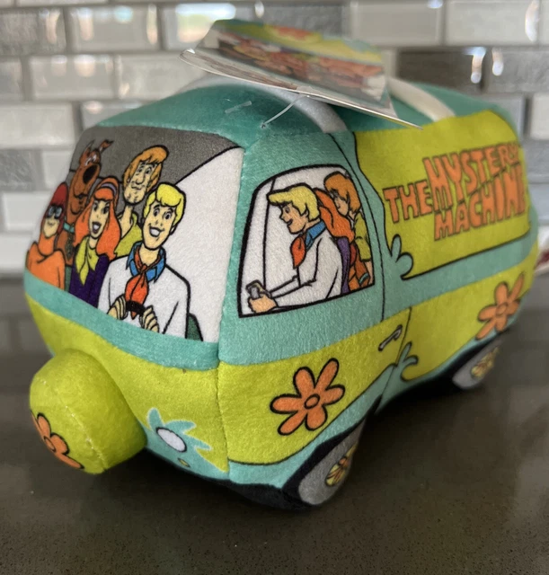 SCOOBY-DOO MYSTERY MACHINE Van Plush 8” Soft & Fuzzy Pillow Cushion ...
