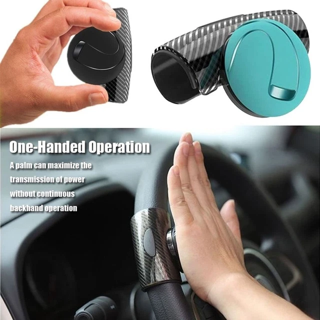 BALL SHAPE STEERING Wheel Spinner Ball Car Rotation Power Handle Stop ...
