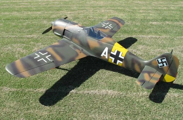 WWII FOCKE WULF FW-190A 79" RC Airplane Laser Cut Balsa Ply Short Kit ...