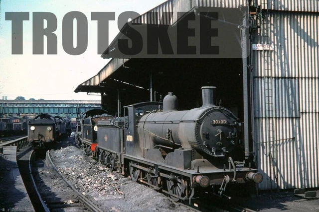 35MM SLIDE BR British Railways Steam Loco 30700 Class 700 Guildford ...