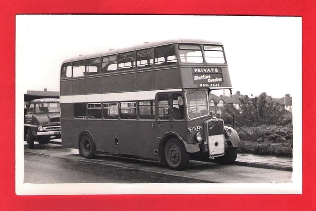 LONDON BUS PHOTO ~ Starline Coaches of Kenton FFM449: 1946 Crosville ...