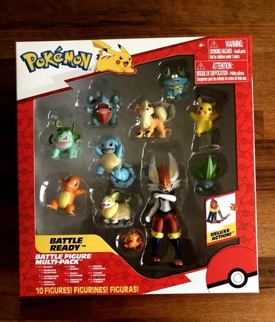 POKÉMON BATTLE READY - 10 FIGURE MULTI PACK Jazwares ** NEW ** $75.92 ...