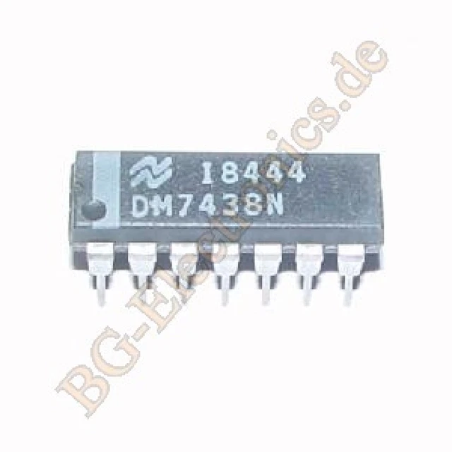 4 X DM7438N Quad 2-Input NAND Buffers with Open-Collector Outp NS DIP-14 4pcs $46.95 - PicClick AU