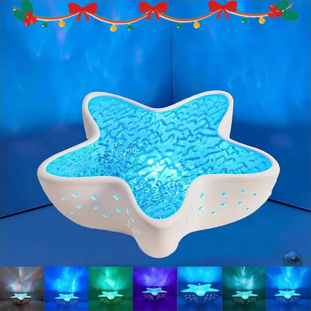 SOOTHING OCEAN EFFECT Star Night Light Suitable for Kids Room & Adult ...