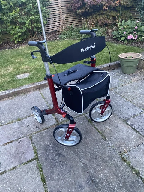 WHEELED WALKING FRAME with storage and seat - Good condition £26.00 ...