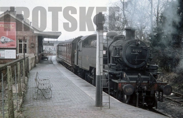 35MM SLIDE BR British Railways Steam Loco 41222 Class 2MT c1962 Original £3.99 - PicClick UK