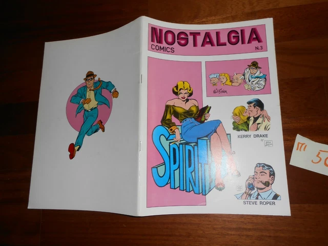 RIVISTA NOSTALGIA COMICS N.3 the spirit kerry drake steve roper ivaldi ...
