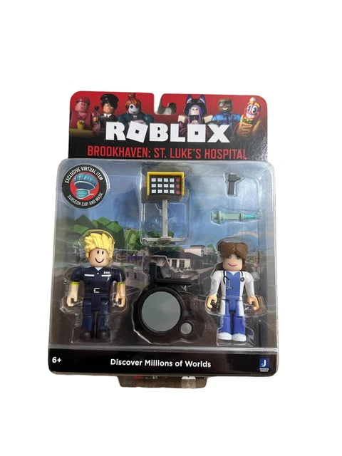 Roblox Brookhaven St Lukes Hospital Action Figure 2 Pack Collectible