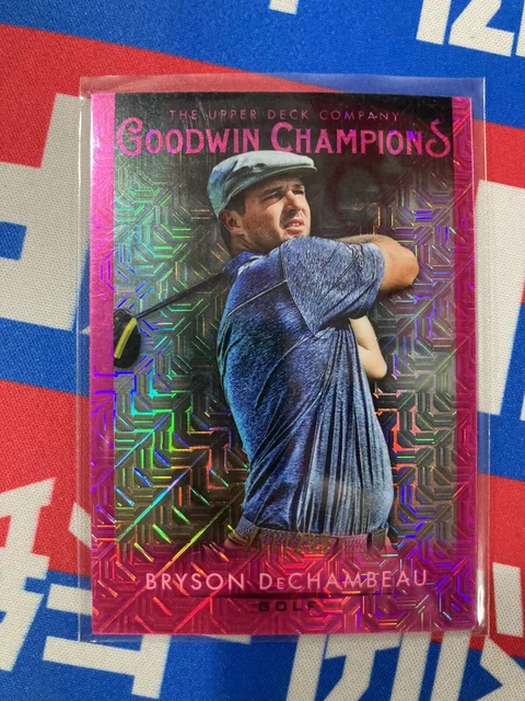 BRYSON DECHAMBEAU 2021 UD Goodwin Champions rose Straxx 247/299 EUR 10 ...