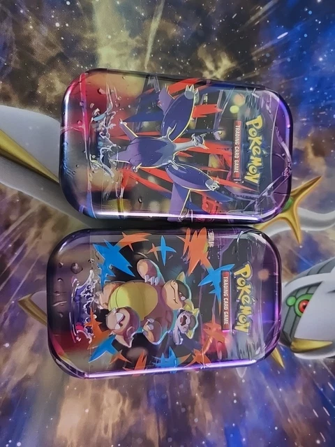 POKÉMON TCG MEGA Evolutions Two Mini Tins - Brand New - Sealed £31.88 ...