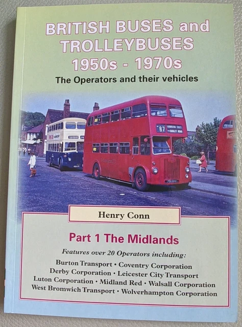 BRITISH BUSES AND Trolleybuses 1950s-1970s - The Midlands EUR 11,70 ...