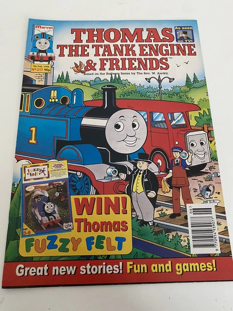 VINTAGE THOMAS THE Tank Engine & Friends Magazine 9th Feb 1996 Issue ...