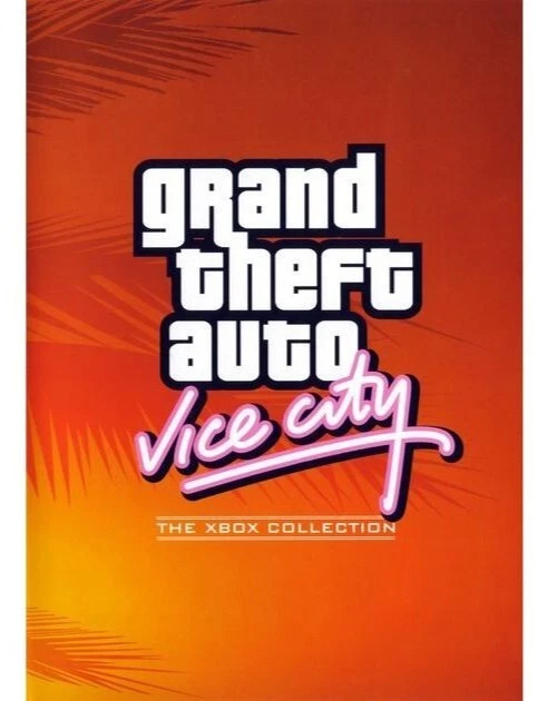 GRAND THEFT AUTO Vice City - The Xbox Collection - CASE AND MANUALS ...