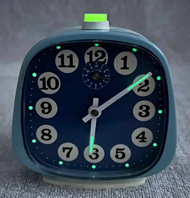 OROLOGIO DA TAVOLO Sveglia Melux Modello Dolly Anni '70 Germany Carica ...