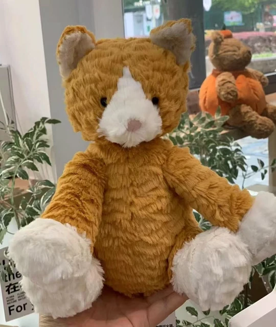 JELLYCAT FUDDLEWUDDLE YELLOW-COLORED Kitten Plush Toy Brand New & Dust ...