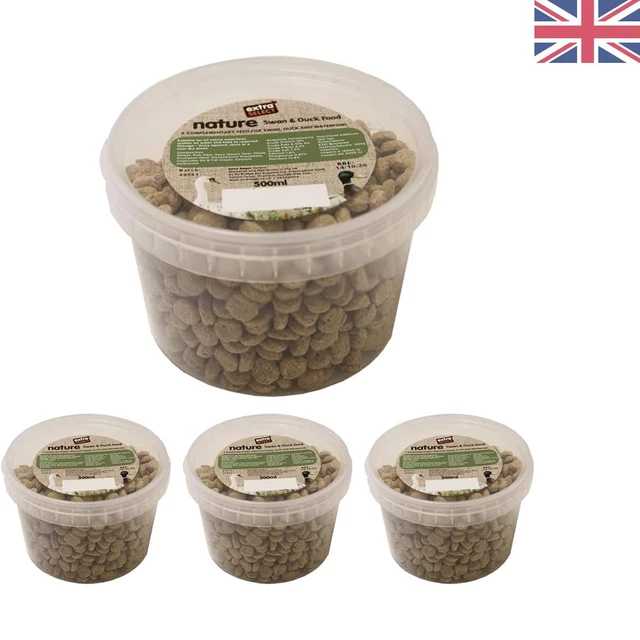 NUTRITIOUS FLOATING PELLETS for Wild Geese, Ducks & Swan - 4 Pack of ...