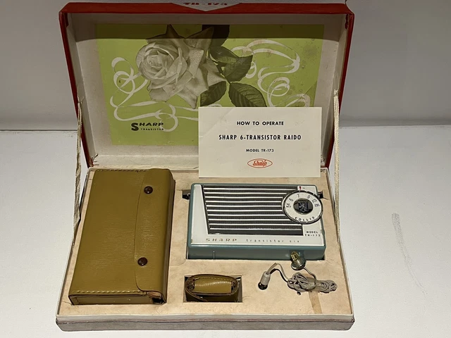 HISTORICAL VINTAGE SHARP TR-173 COLLIE First Coat Pocket Transistor $184.66 - PicClick CA